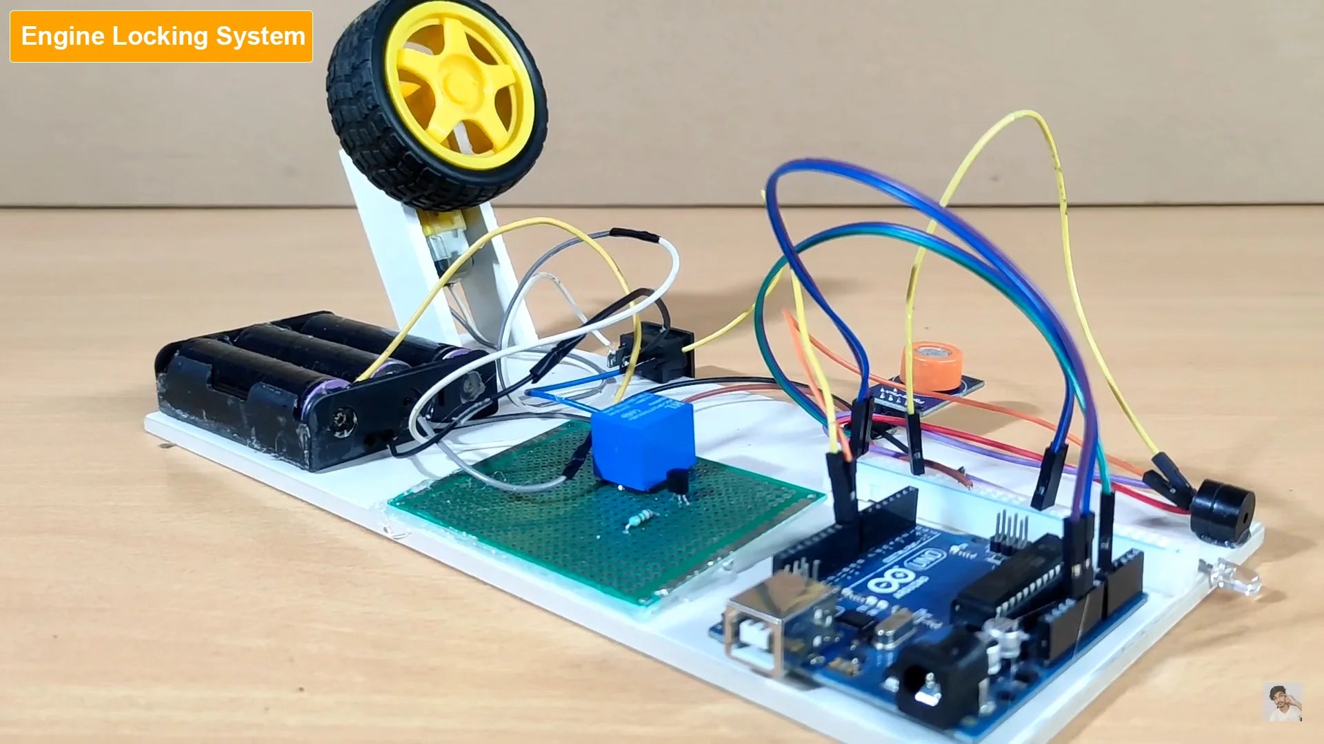 Alcohol Detection Engine Locking For Drivers Science Project Kit