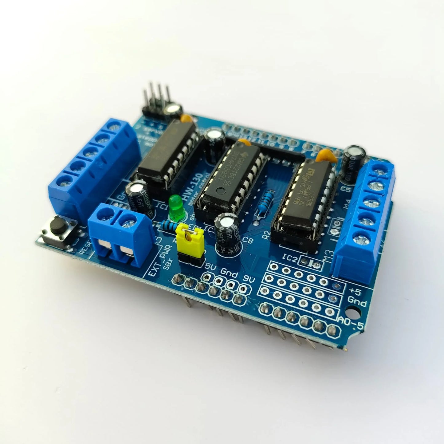 L293D Motor Driver Shield for Arduino & Robots (Free 1 LED) – Harish ...