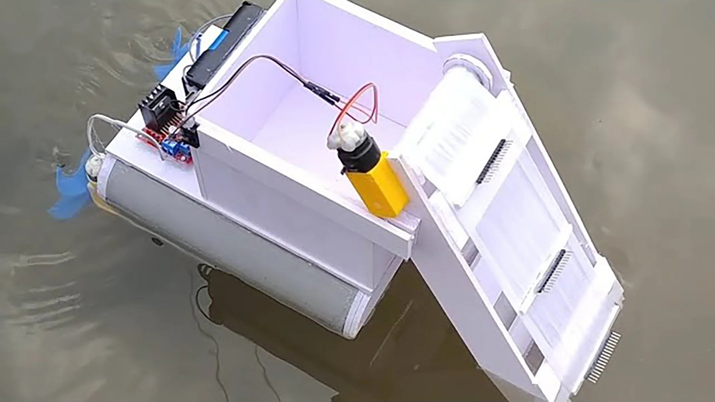 River Cleaner Boat | Pond Cleaner | Science Project Kit – Harish Projects